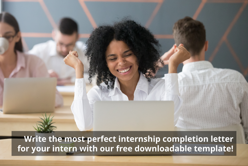 Internship completion letter template: Write an amazing one in under a ...