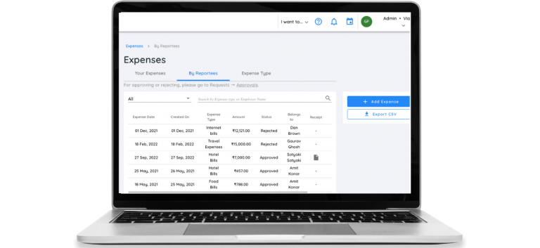Expense reimbursement software